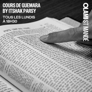 Tickets : Cours de Guemara by Itshak Parsy - Billetweb