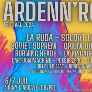 Tickets : ARDENN'ROCK Festival 2024 6 et 7 Juillet - SIGNY L'ABBAYE ...