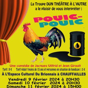 Tickets : "Pouic-pouic" par la troupe Dun Théâtre à l'Autre - Billetweb