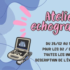 Tickets : ATELIER ECHOGRAPHIE - Billetweb