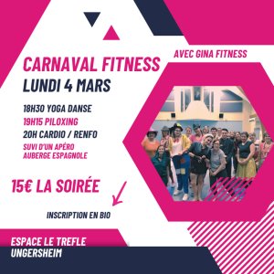 Tickets : Carnaval Fitness - Billetweb