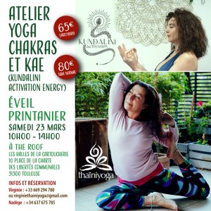 Tickets : ATELIER YOGA CHAKRAS ET KAE (Kundalini Activation Energy ...