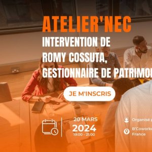Tickets : ATELIER'NEC INTERVENTION DE ROMY COSSUTA GESTIONNAIRE DE PATRIMOINE - Billetweb