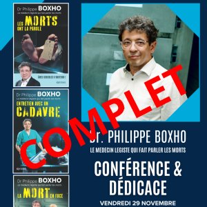 Tickets : CONFERENCE ET DEDICACE Dr. Philippe BOXHO - Billetweb