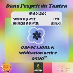 Tickets : Danse libre et OSHO méditation active - Billetweb