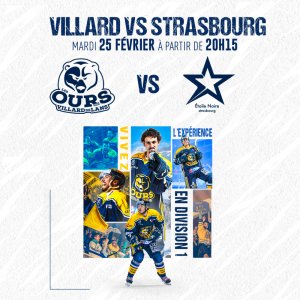Tickets : Villard VS Strasbourg - 28e journée - Billetweb