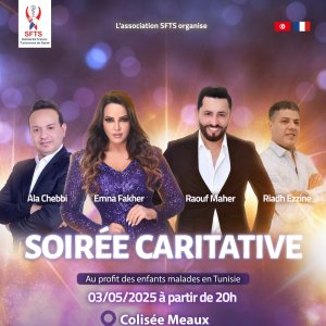Tickets : soirée caritative 2025 - Billetweb