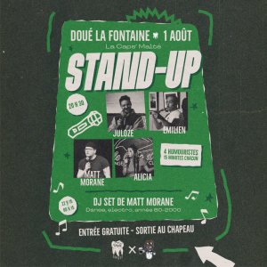 Tickets : 01/08/25 - Stand-up à DOUÉ-LA-FONTAINE - Billetweb