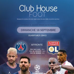 Tickets : Club House Foot - Billetweb
