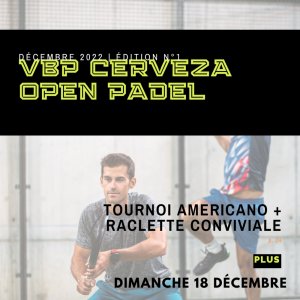 Tickets : VBP cerveza Padel Open - Billetweb