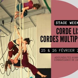 Tickets : Stage Weekend | CORDE LISSE - CORDES MULTIPLES - Billetweb