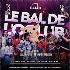 Tickets : Le bal de l'O'club - controle - Billetweb