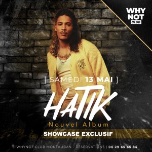 Tickets : Hatik en show case Samedi 13 mai - Billetweb