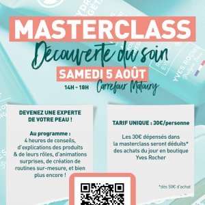 Tickets : Découverte du soin, la Masterclass par Yves Rocher Guyane - Billetweb