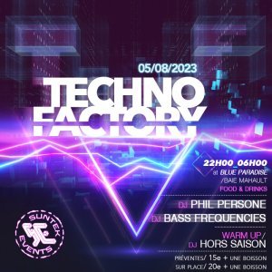 Tickets : TECHNO FACTORY - Billetweb