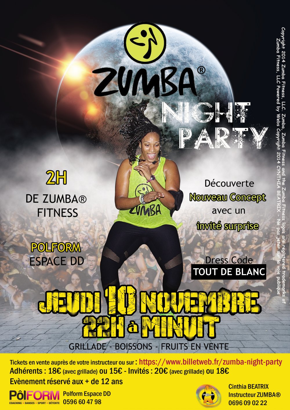 Tickets : ZUMBA® NIGHT PARTY - Billetweb