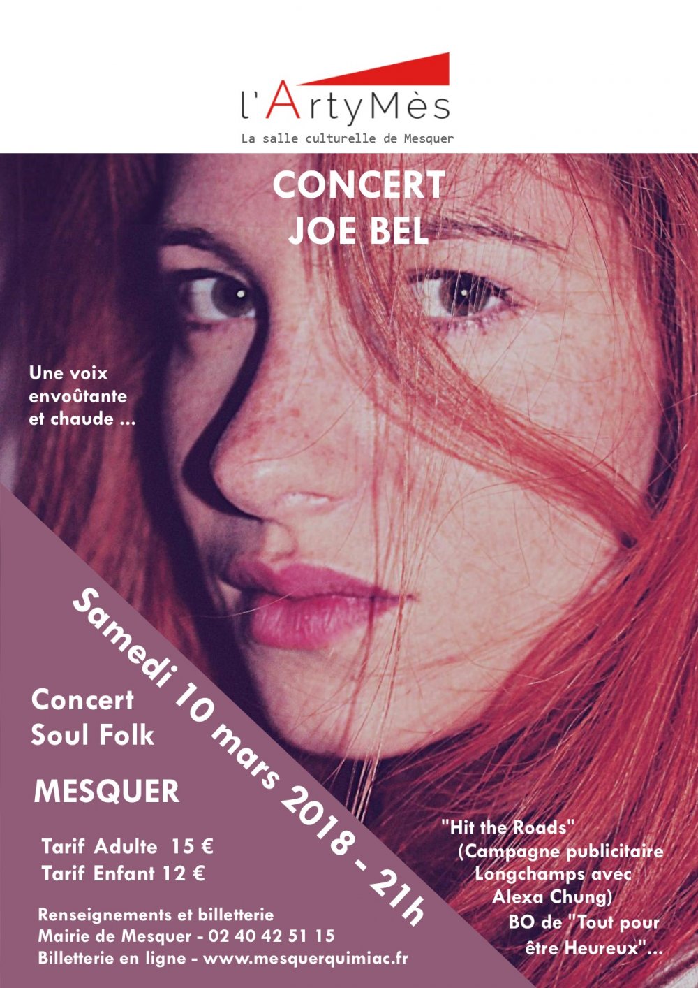 Tickets : JOE BEL - Soul Folk - Billetweb