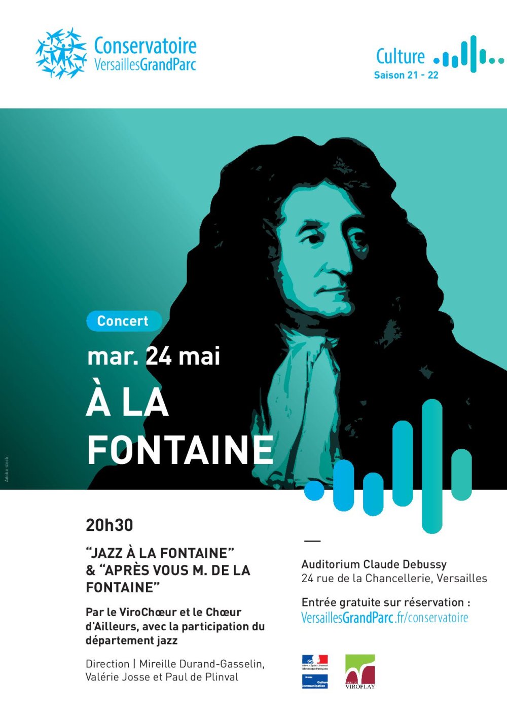 Tickets : Jazz à La Fontaine & Après vous M. de La Fontaine - Billetweb