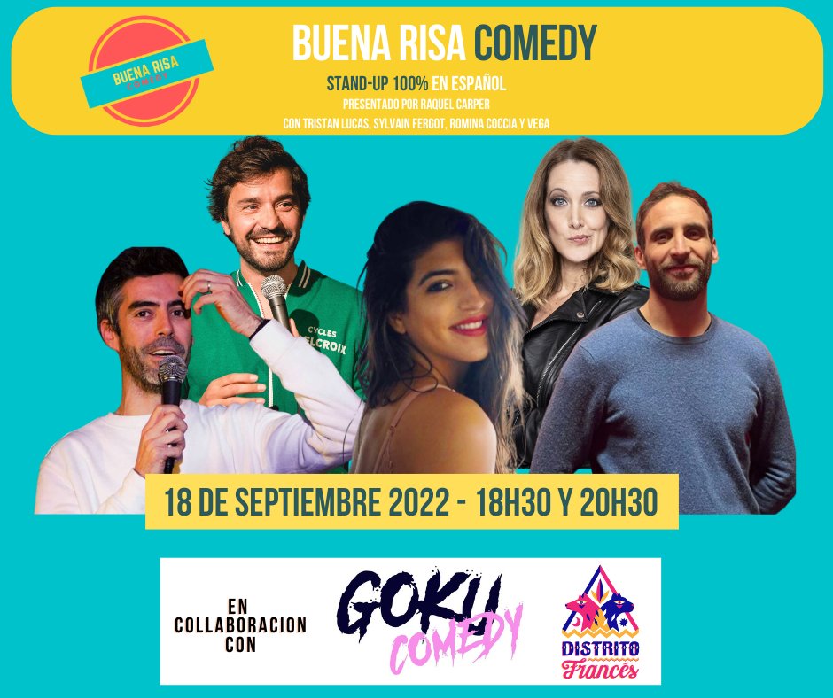 Tickets : Buena Risa Comedy | 18.09.22 - Billetweb