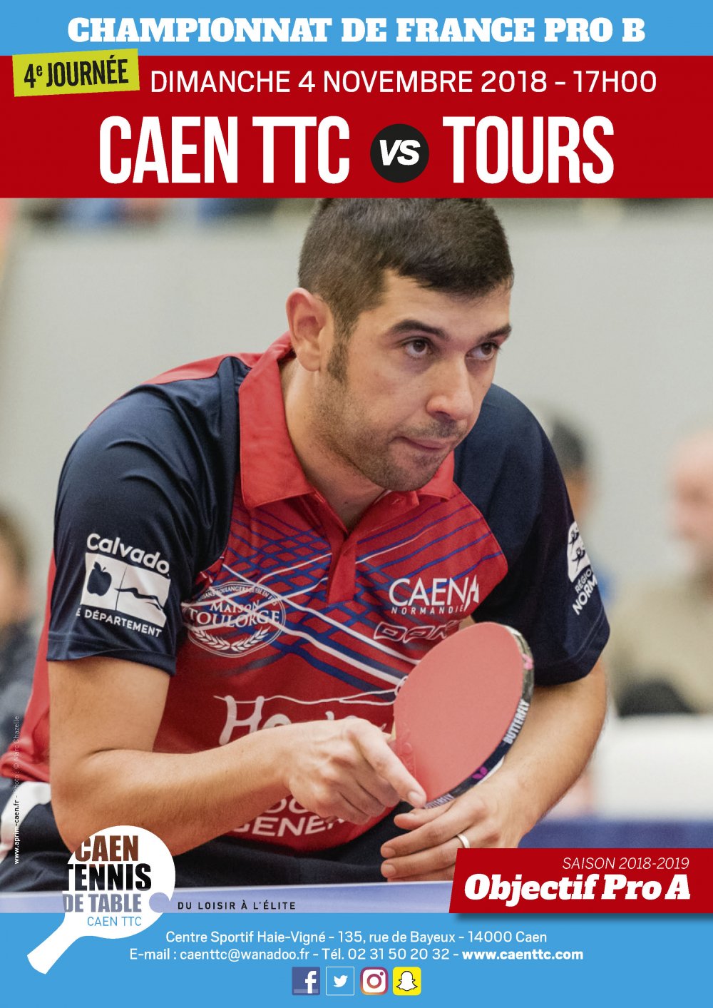 Tickets : Caen TTC / Tours - Billetweb