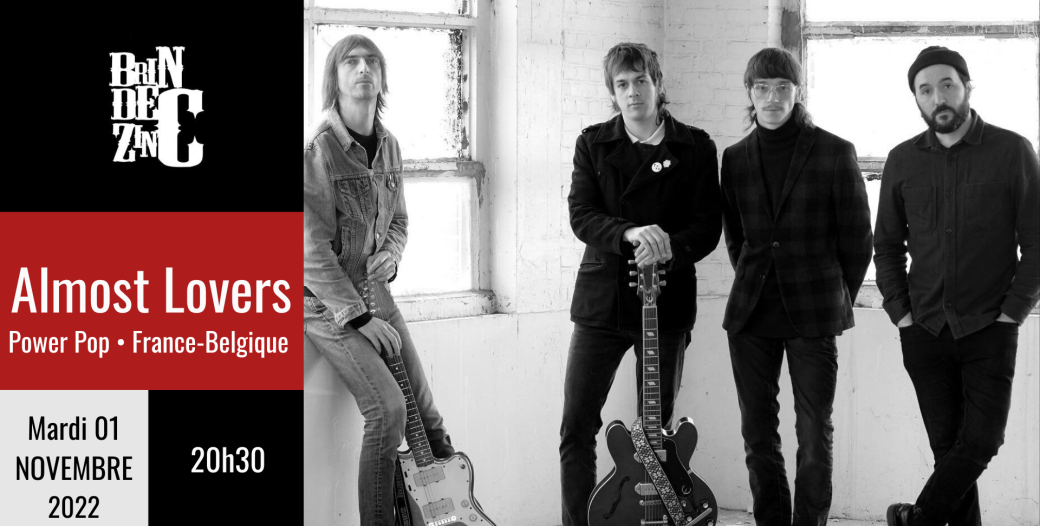 Tickets : Almost Lovers (Power Pop • France-Belgique) - Billetweb