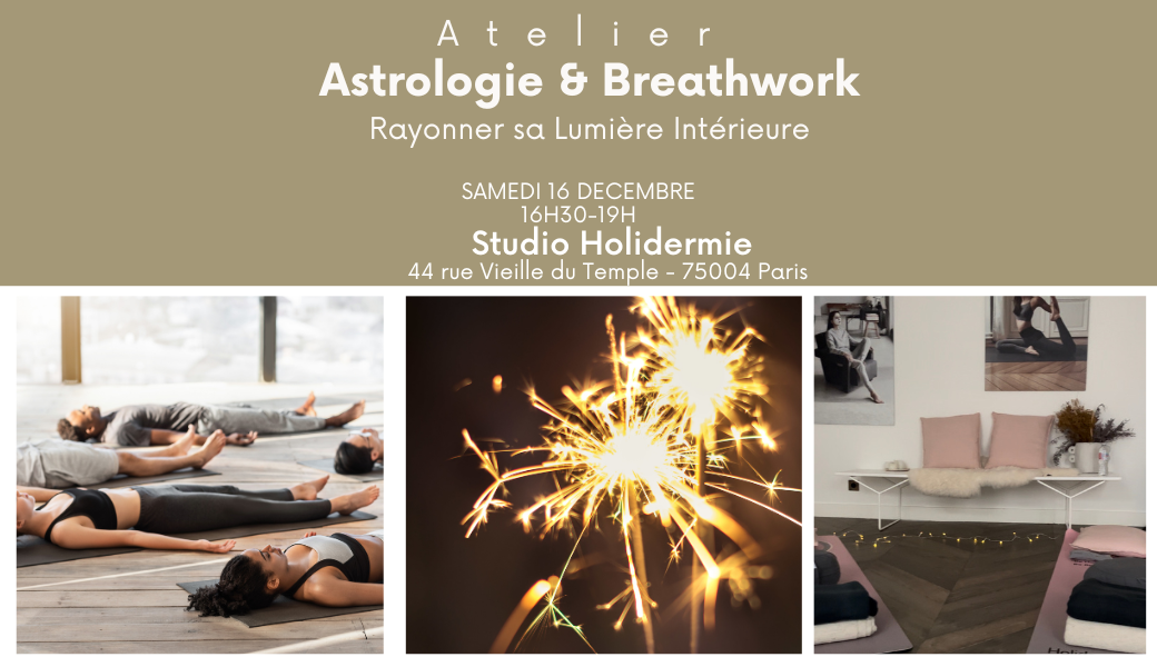 Tickets : Atelier Astrologie & BreathWork- Studio Holidermie - Billetweb