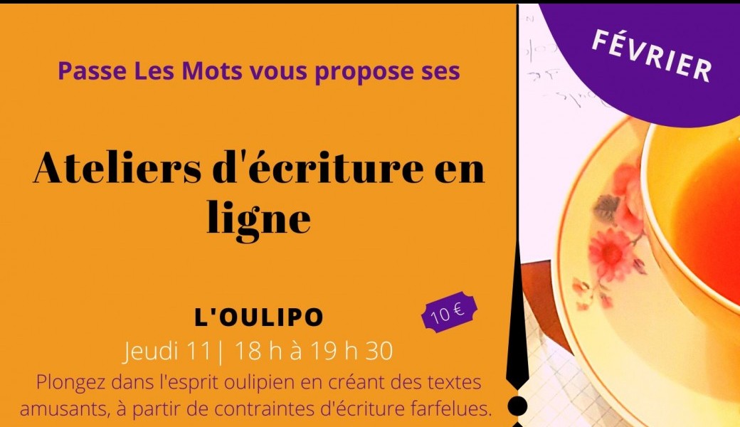 Tickets : Atelier d'écriture : L'Oulipo - Billetweb