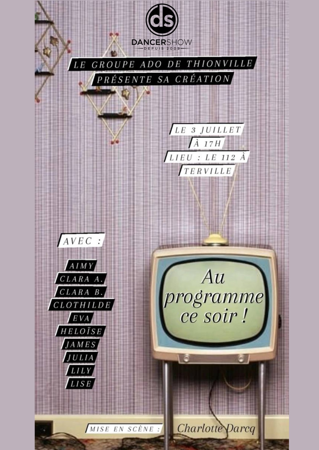 Tickets : AU PROGRAMME CE SOIR ! - Billetweb