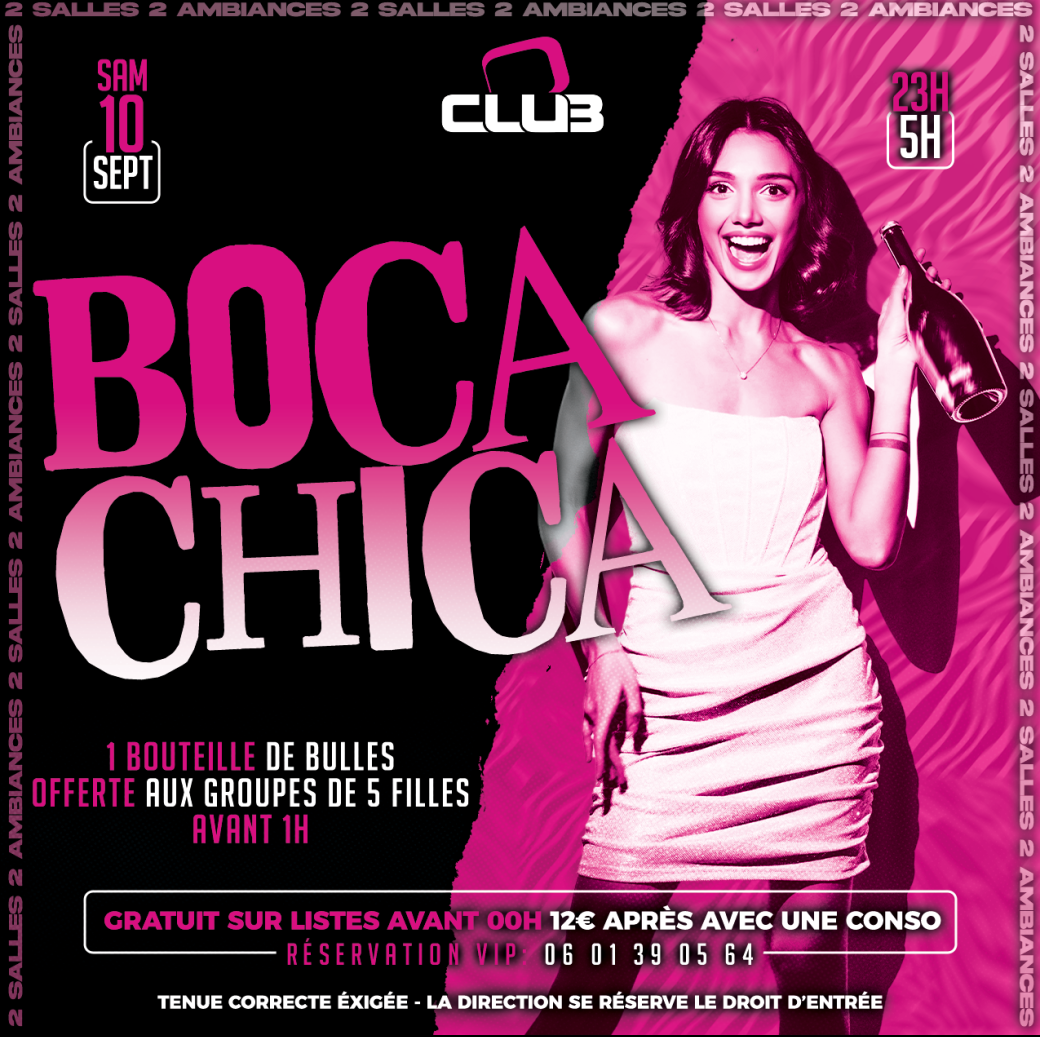 Tickets : Boca Chica Bryan - Billetweb