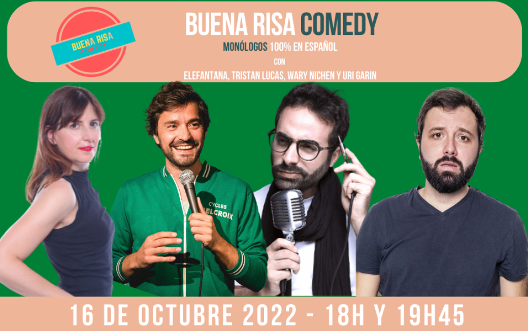 Tickets : Buena Risa Comedy | 16.10.22 - Billetweb