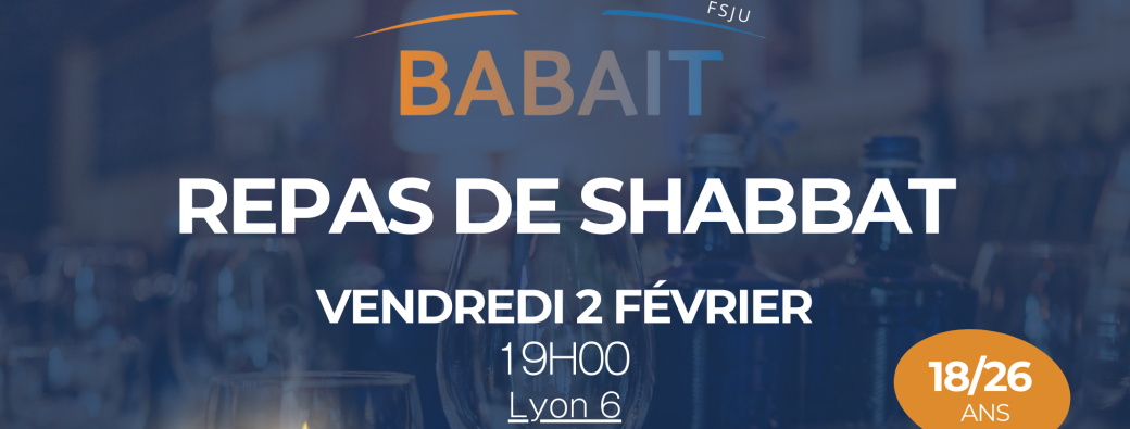 Tickets : Chabat BABAÏT - Billetweb