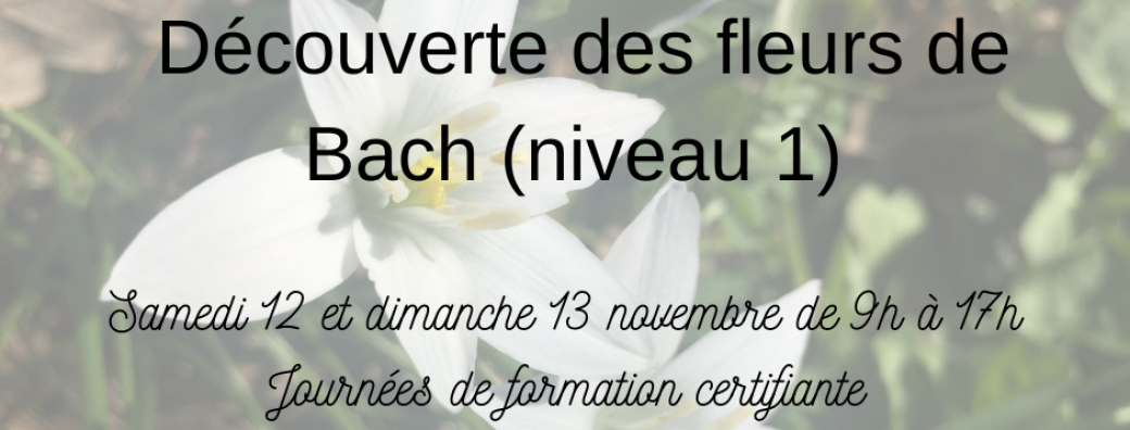 Tickets : Découverte des fleurs de Bach - Billetweb