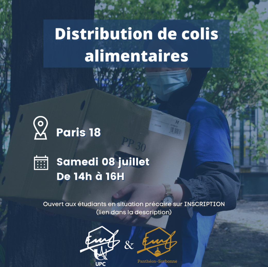 Tickets : Distribution de colis alimentaires pour les étudiants en ...