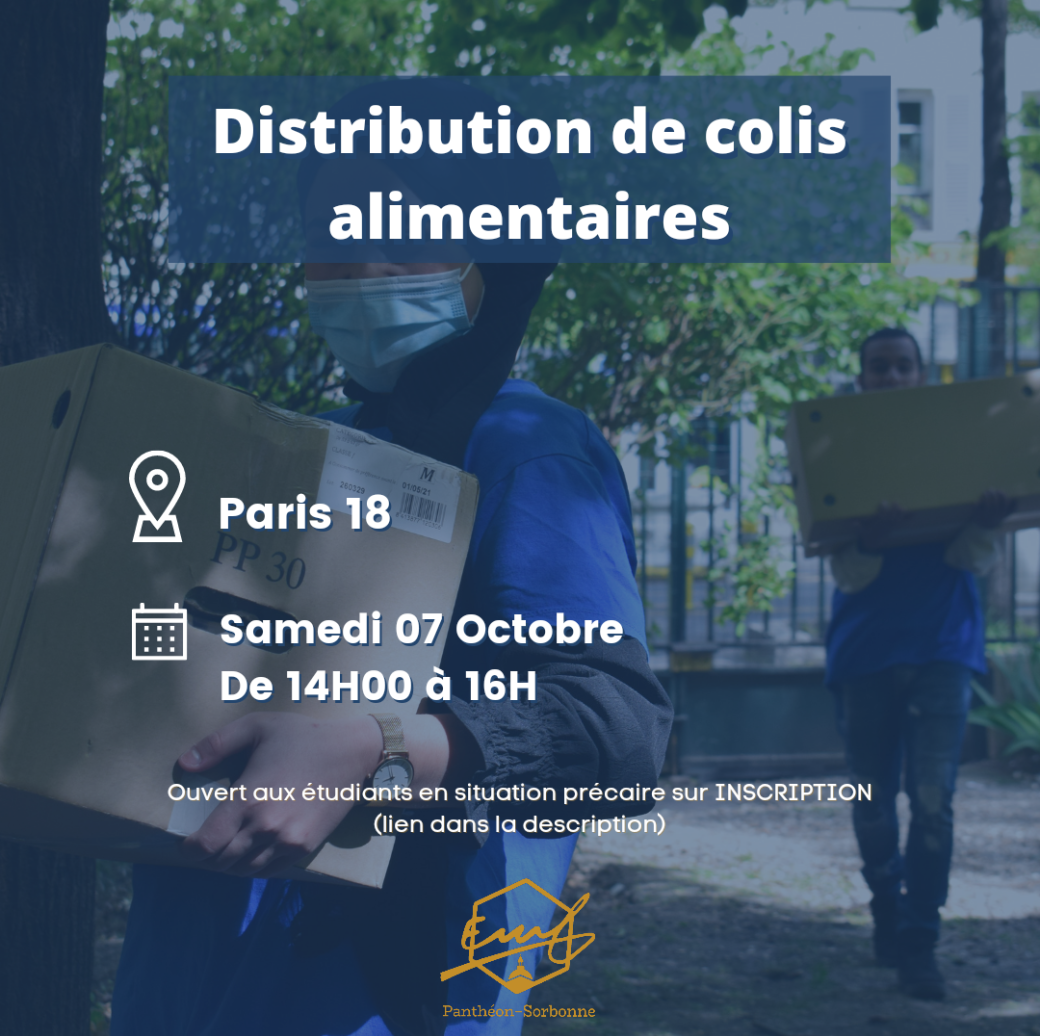 Tickets : Distribution de colis alimentaires pour les étudiants en ...