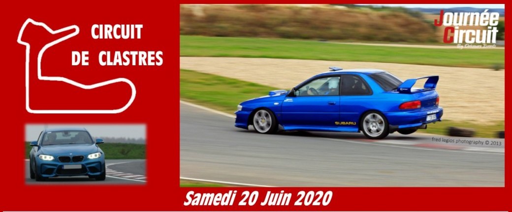Tickets : Journée circuit Clastres le 20 Juin 2020 - Billetweb
