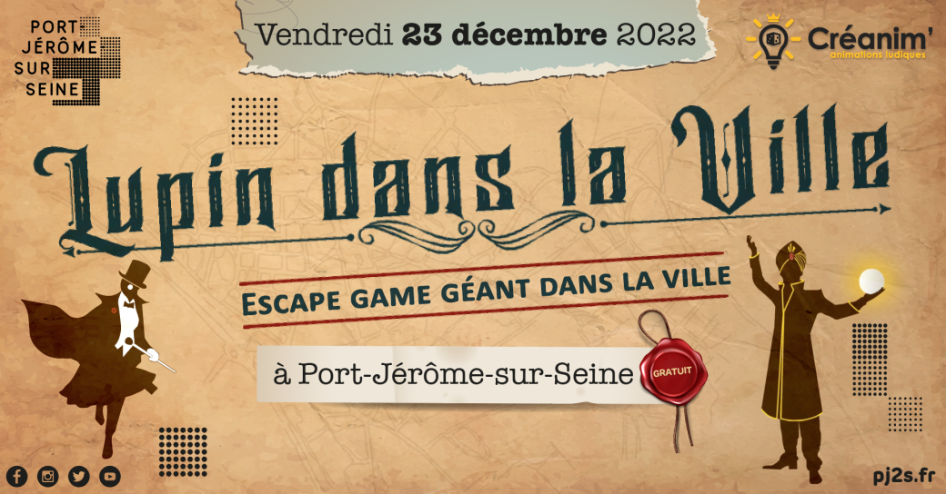 Tickets : Lupin dans la Ville de Port-Jérome-sur-Seine - Billetweb