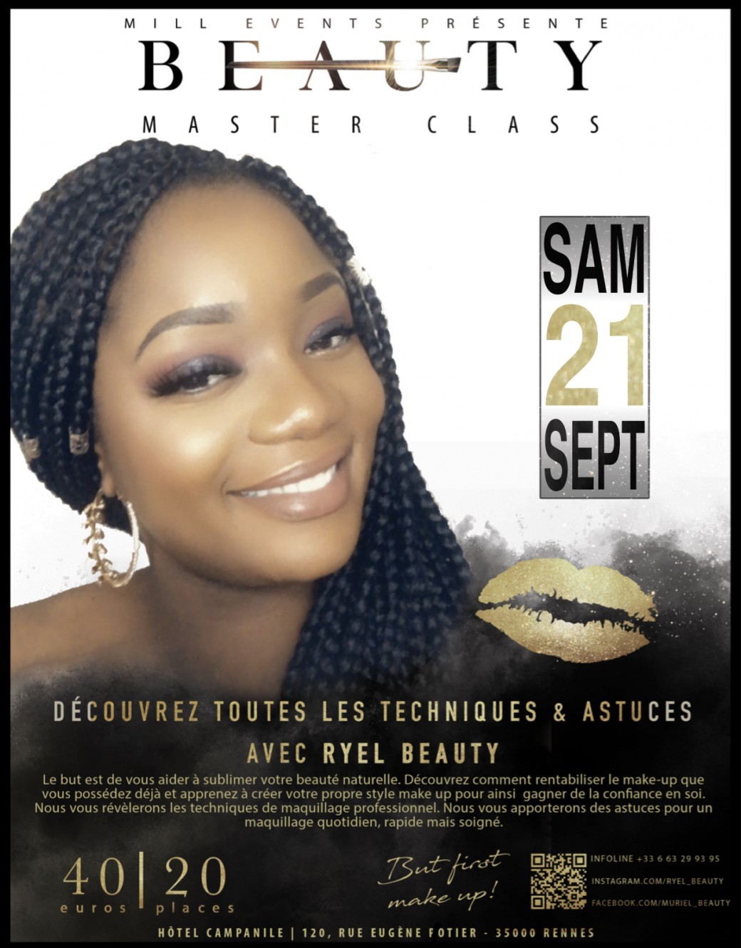 Tickets : MasterClass By Ryel Beauty - Billetweb