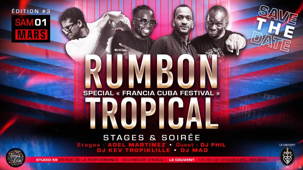 Tickets : Rumbon Tropical 3 - Billetweb