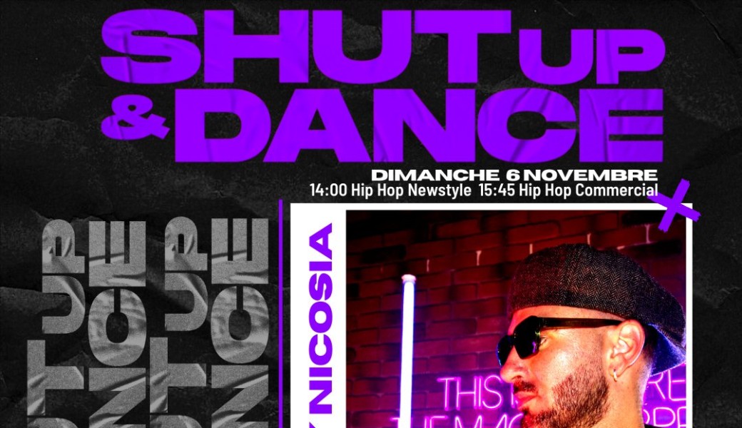 Tickets : Shut up and Dance Anthony Nicosia - Billetweb