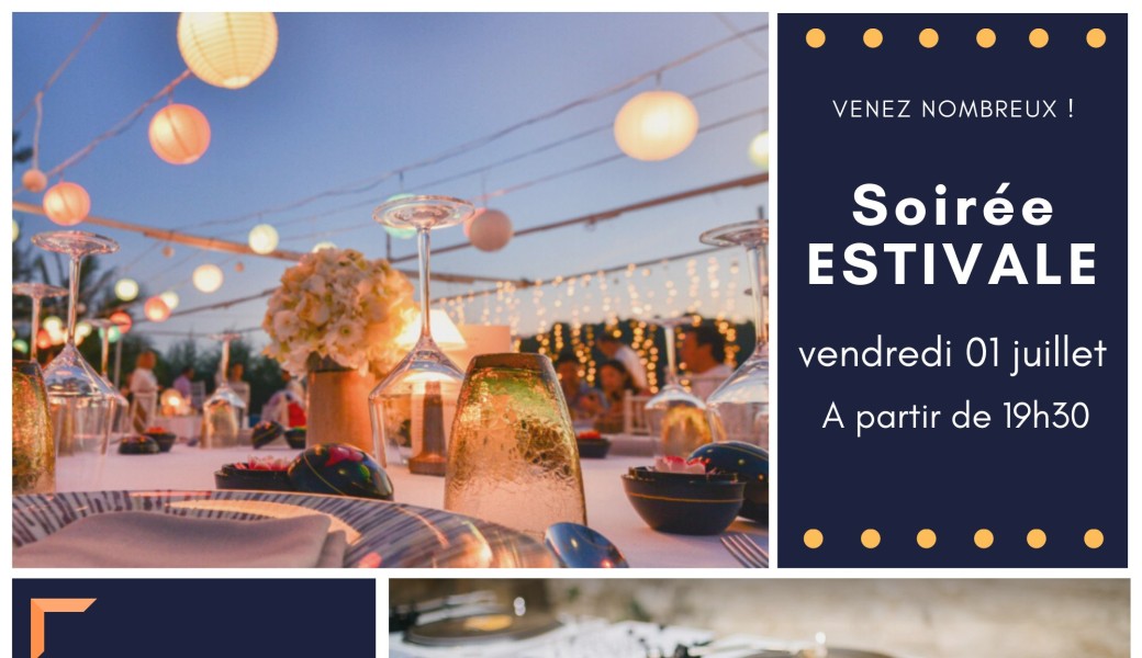 Tickets : Soirée Estivale - Billetweb