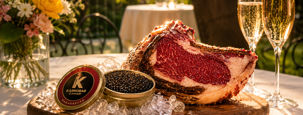 Tickets : Soirée Champagne Caviar & Wagyu - Billetweb