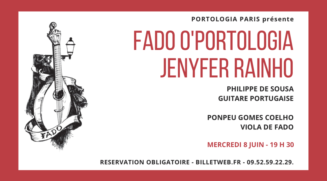 Tickets : Soirée Fado O'Portologia - Jenyfer Rainho - Billetweb