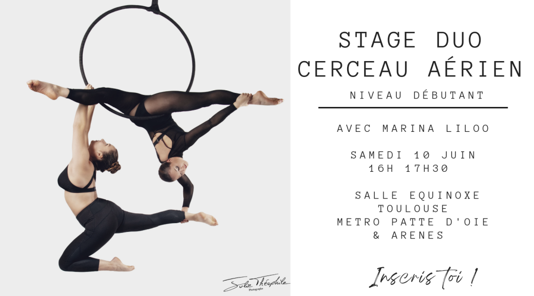 Tickets : Atelier mensuel Cerceau duo - Billetweb