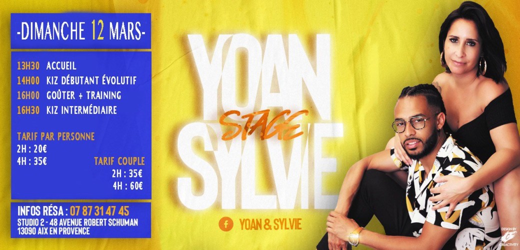 Tickets : STAGE KIZOMBA YOAN & SYLVIE - Billetweb
