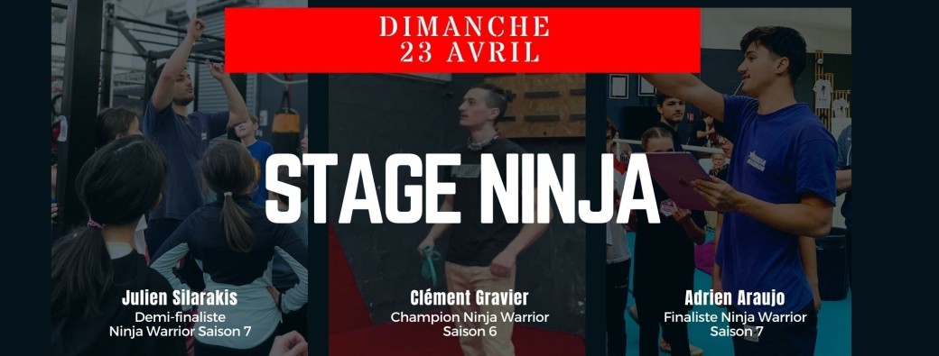 Tickets : Stage Ninja Kids Avril - Billetweb