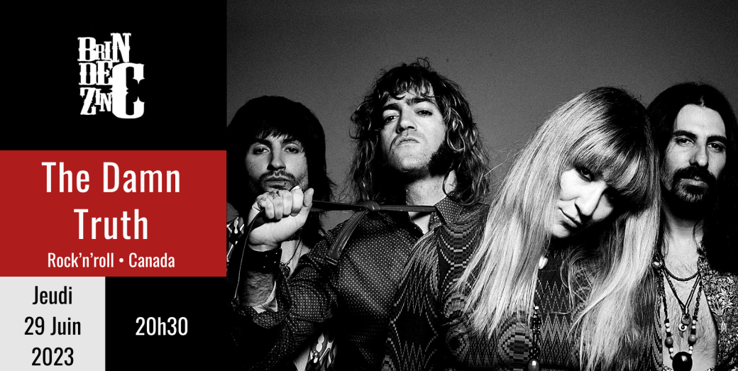 Tickets : The Damn Truth (Rock’n’roll • Canada) - Billetweb