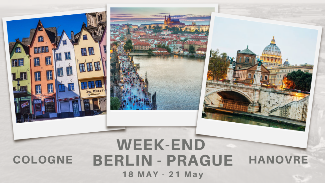 Tickets : Week-end Berlin, Prague, Cologne, Hanovre - Billetweb