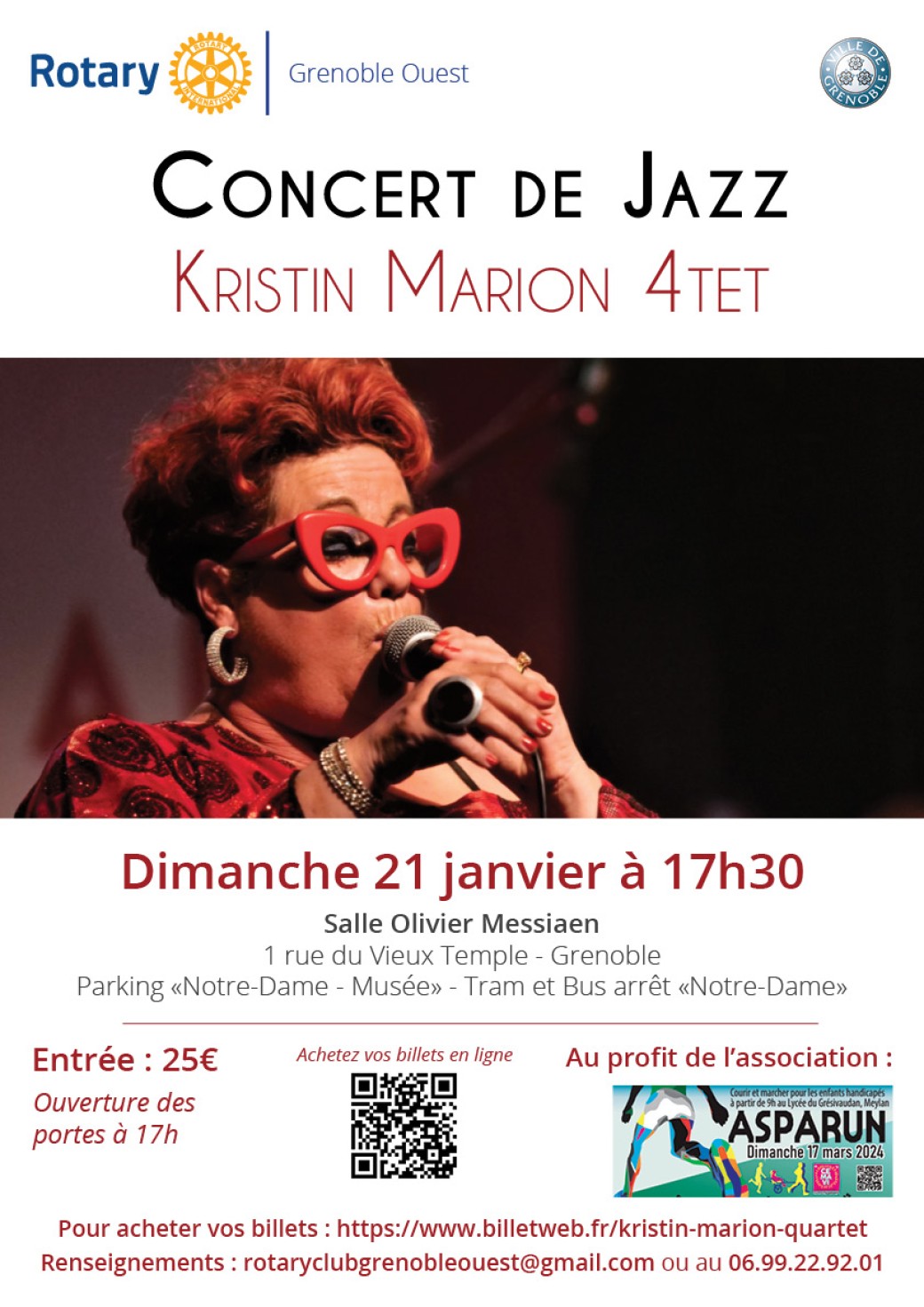 Tickets : Kristin Marion Quartet - Billetweb