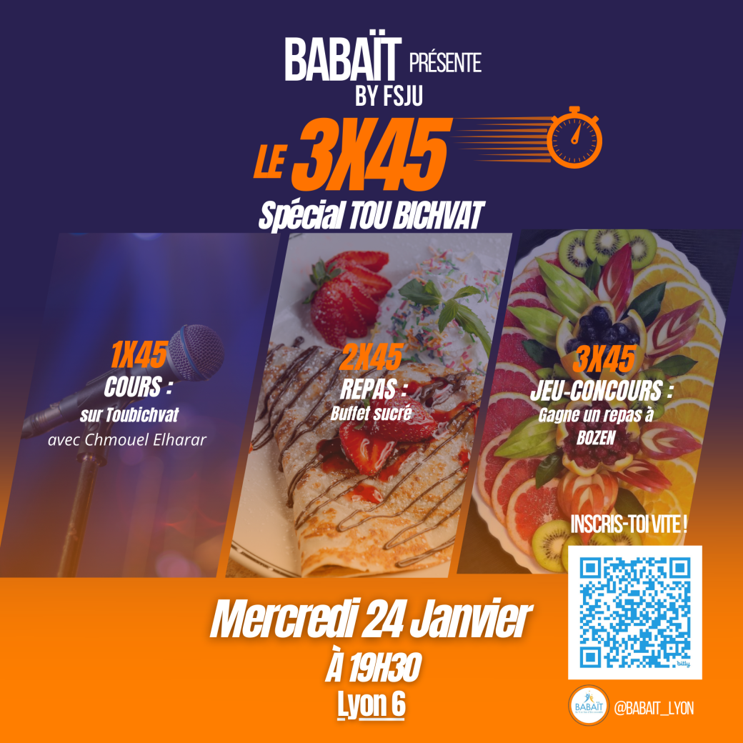 Tickets : 3X45 Tou Bichvat - Billetweb