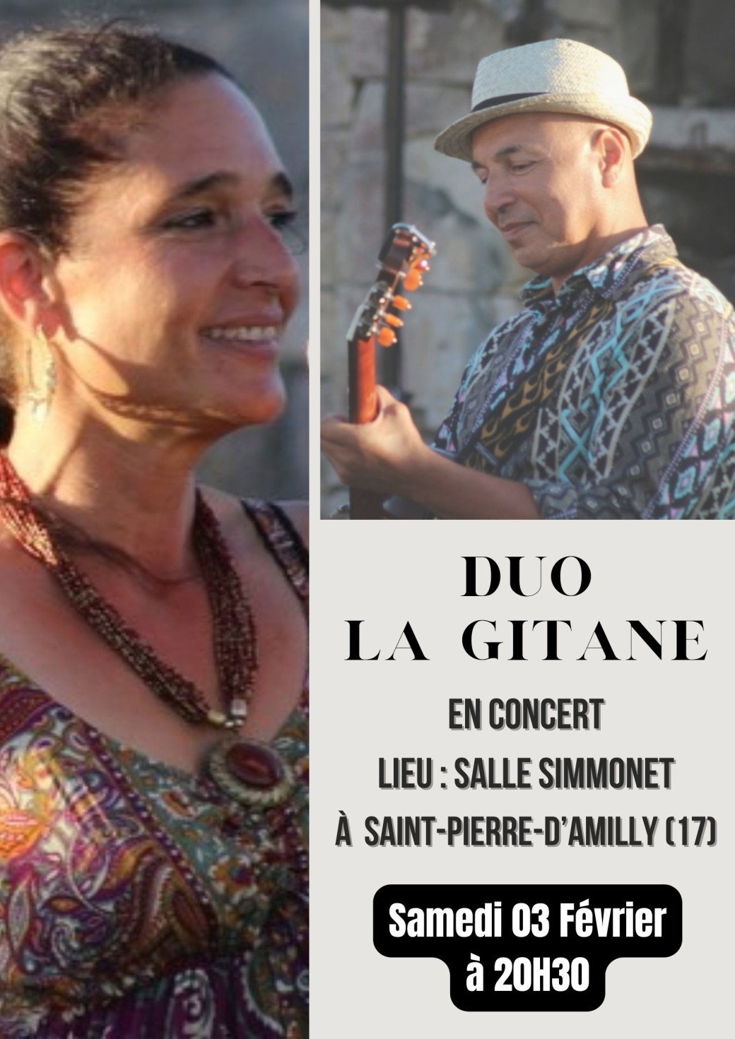 Tickets : DUO LA GITANE (CONCERT) - Billetweb